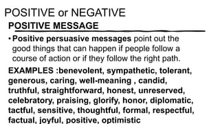 Recognizing-Positive-and-Negative-Messages [Autosaved].pptx