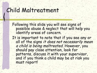 Recoginizing and Reporting Child Abuse & Neglect | PPT