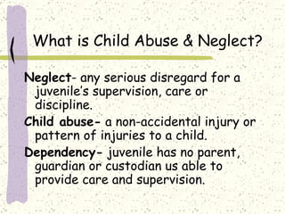 Recoginizing and Reporting Child Abuse & Neglect | PPT