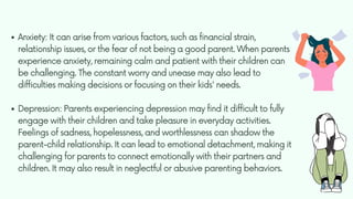 Recognizing and Addressing the Mental Health Challenges of Parents | Solh Wellness | PDF