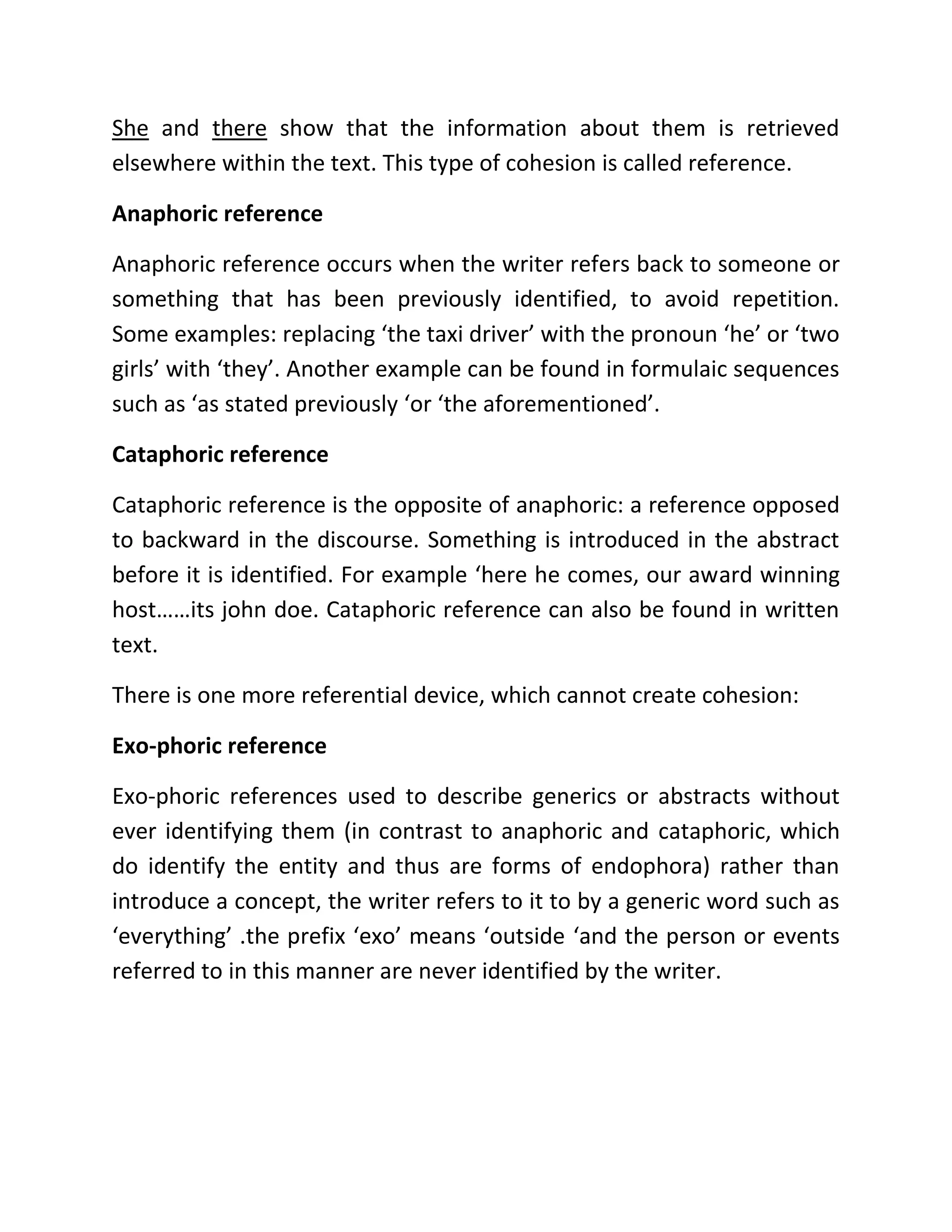 Recognizing and interpreting cohesive devices | PDF