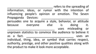 RECOGNIZING BIAS AND PROPAGANDA DEVICES.pptx