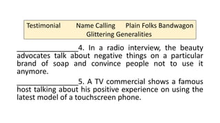 RECOGNIZING BIAS AND PROPAGANDA DEVICES.pptx