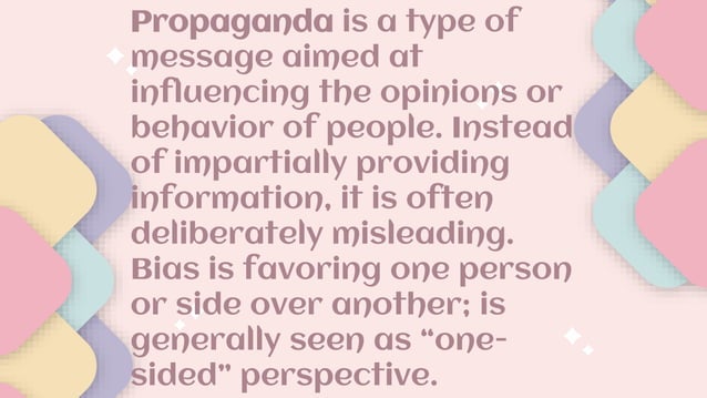 Recognizing Biases and Propaganda Techniques.pptx | Education
