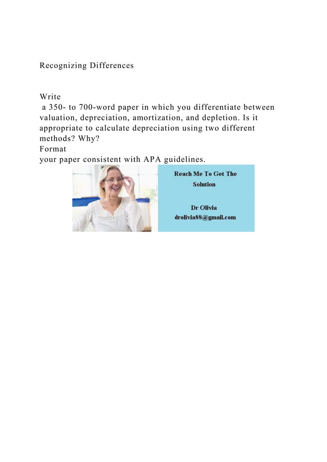Recognizing DifferencesWrite a 350- to 700-word paper in w.docx ...