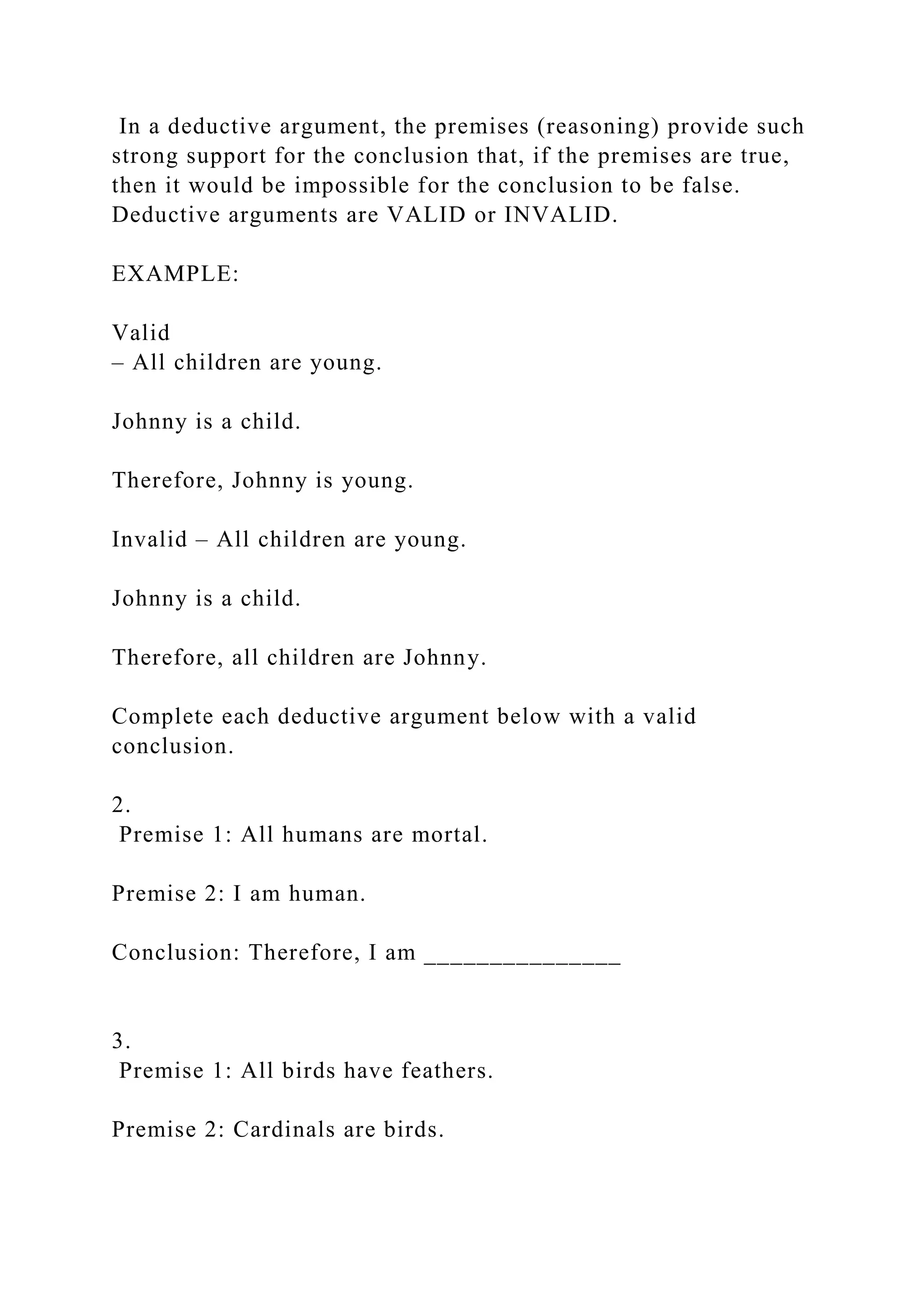 Recognizing Fallacies Constructing sound arguments requires .docx