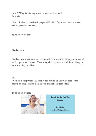 Recognizing Fallacies Constructing sound arguments requires .docx
