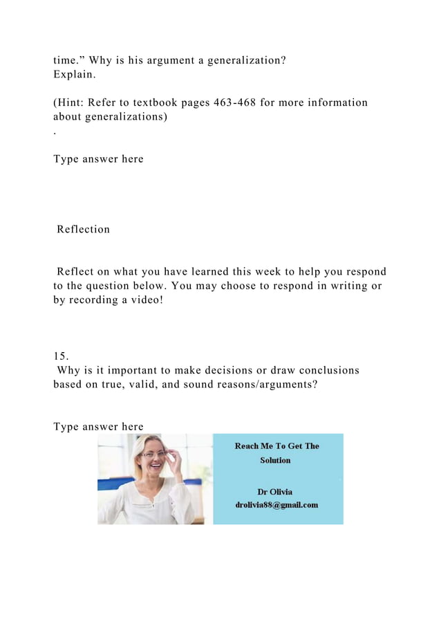 Recognizing Fallacies Constructing sound arguments requires .docx | Science