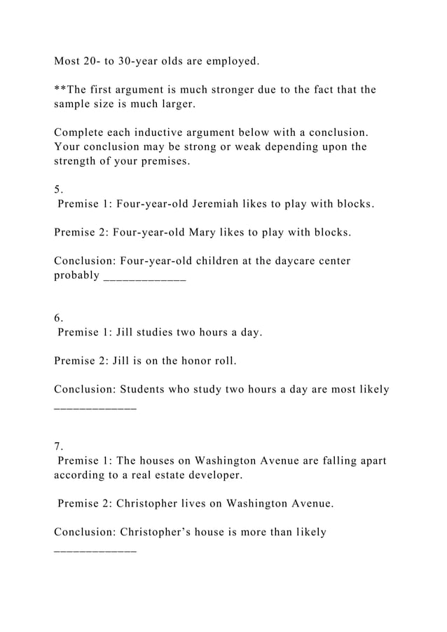 Recognizing Fallacies Constructing sound arguments requires .docx | Science