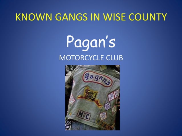 Recognizing gang affiliation | PPTX