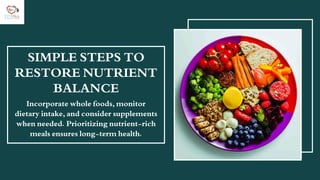 Recognizing & Overcoming Nutritional Deficiencies: Key Signs ...