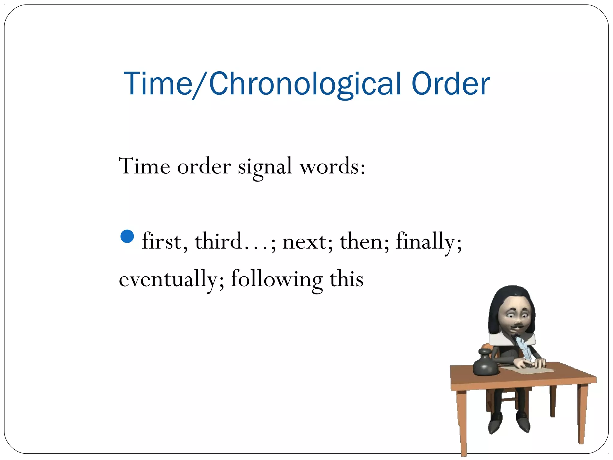 Recognizing patterns of organization | PPT