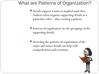 Recognizing patterns of organization | PPT
