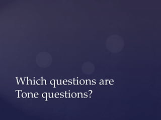 Recognizing question stems | PPT