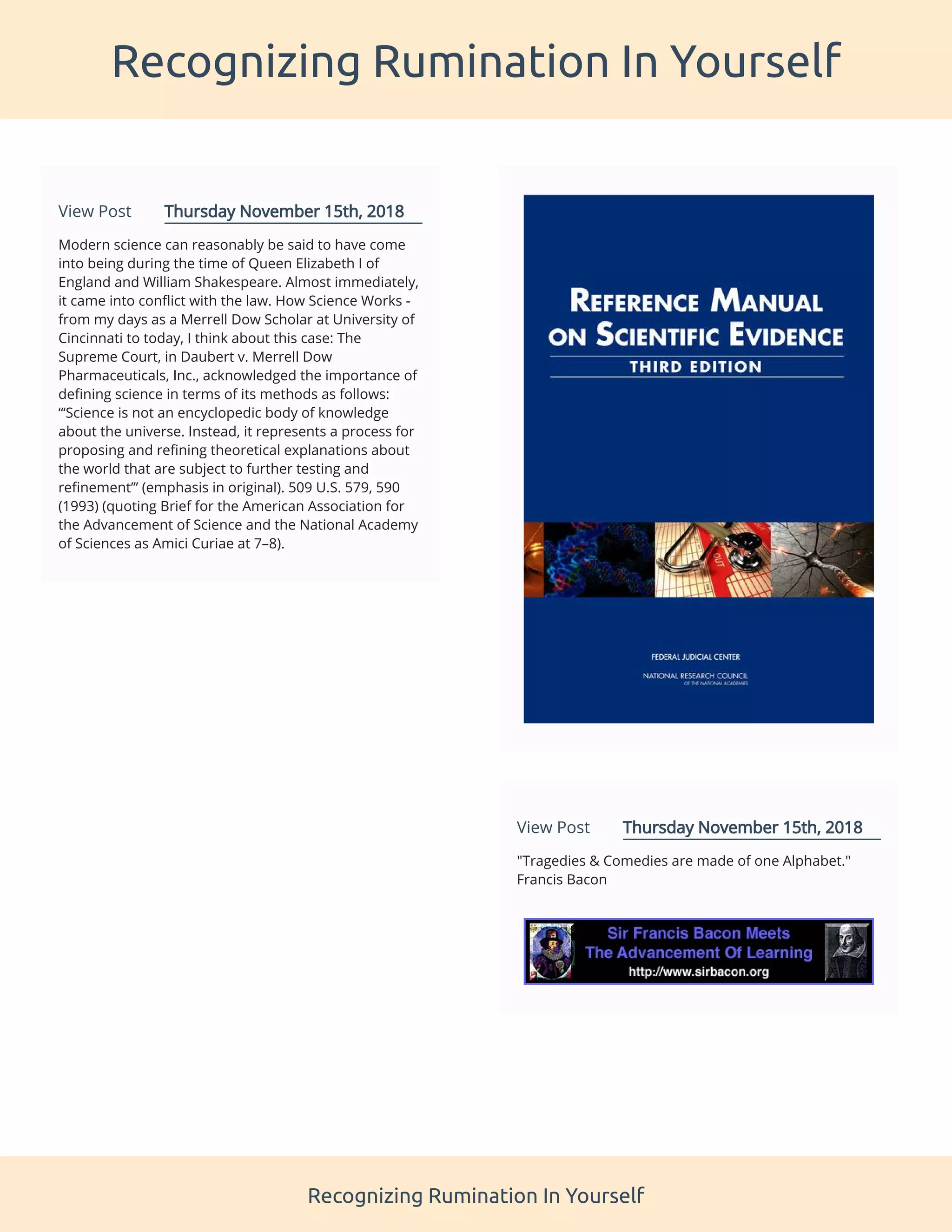 Recognizing rumination in yourself | PDF