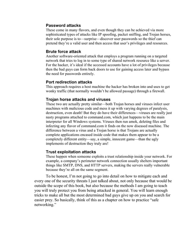 Recognizing security threats | PDF