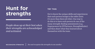 Recognizing Strengths | PDF