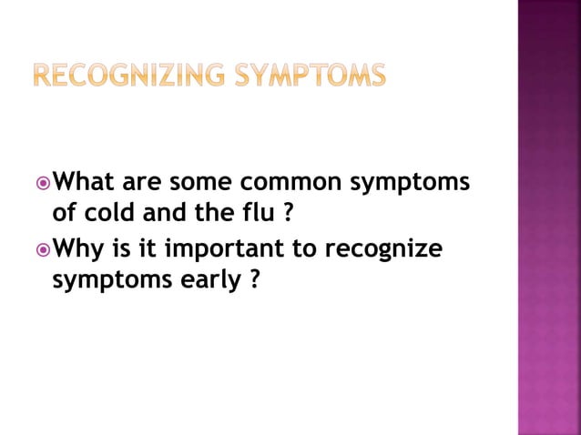 Recognizing symptoms | PPT | Free Download