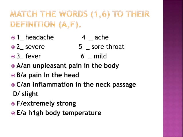 Recognizing symptoms | PPT