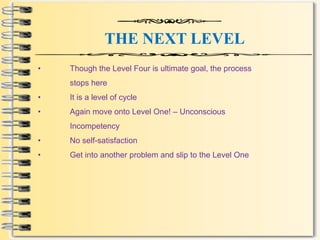 Recognizing Trainees' Levels of Behaviour | PPT