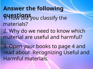 Recognizing Useful and Harmful Materials Day 1.pptx