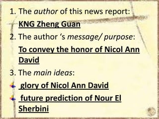 Recognising Writing Patterns | PPT