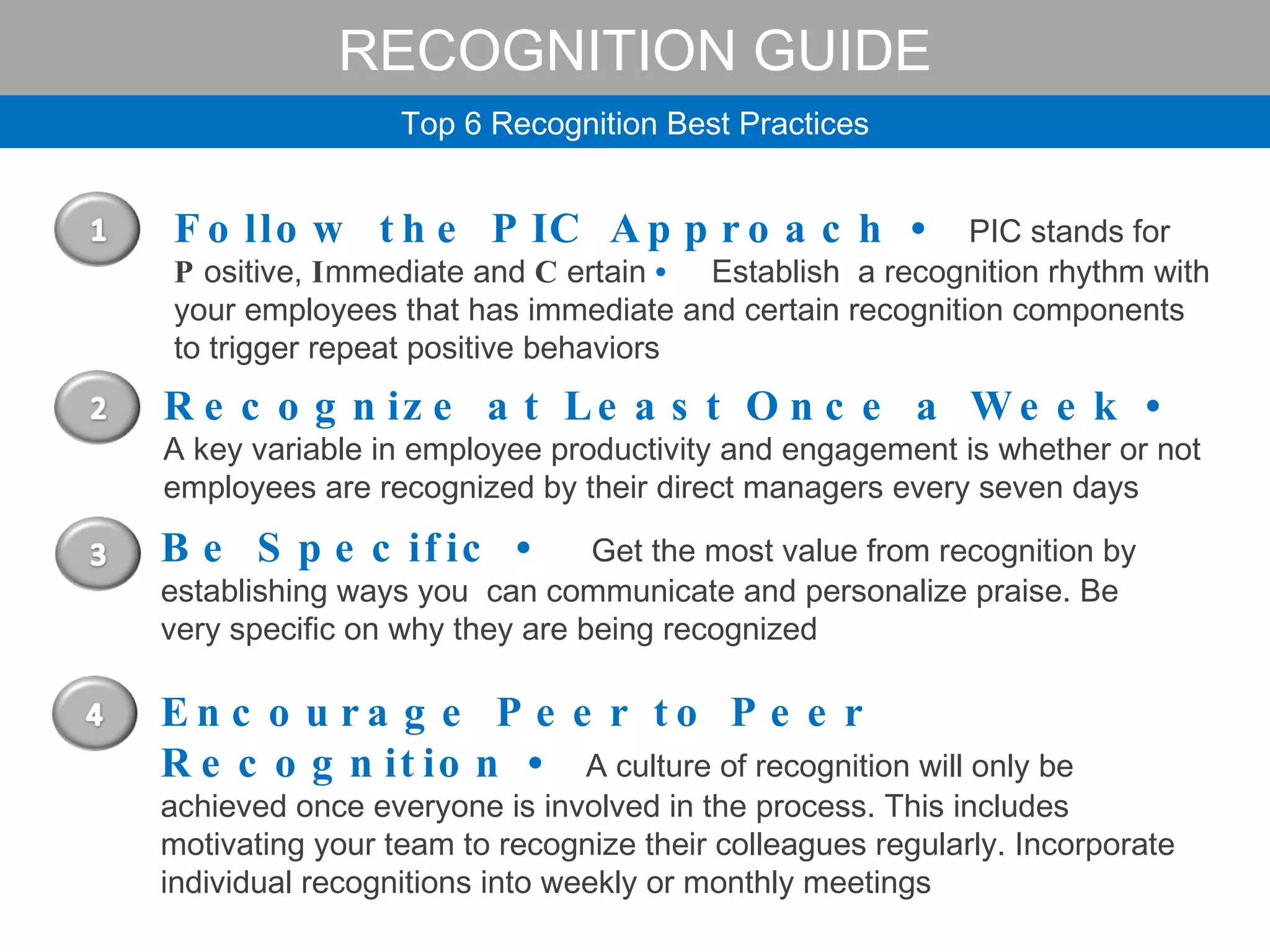 A Guide to Recognition | PPT