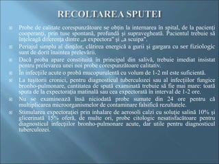RECOLTAREA EXUDATULUI FARINGIAN, SPUTEI, SECRETIILOR PURULENTE ȘI ...