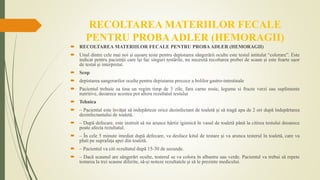 RECOLTAREA MATERIILOR FECALE.pptx