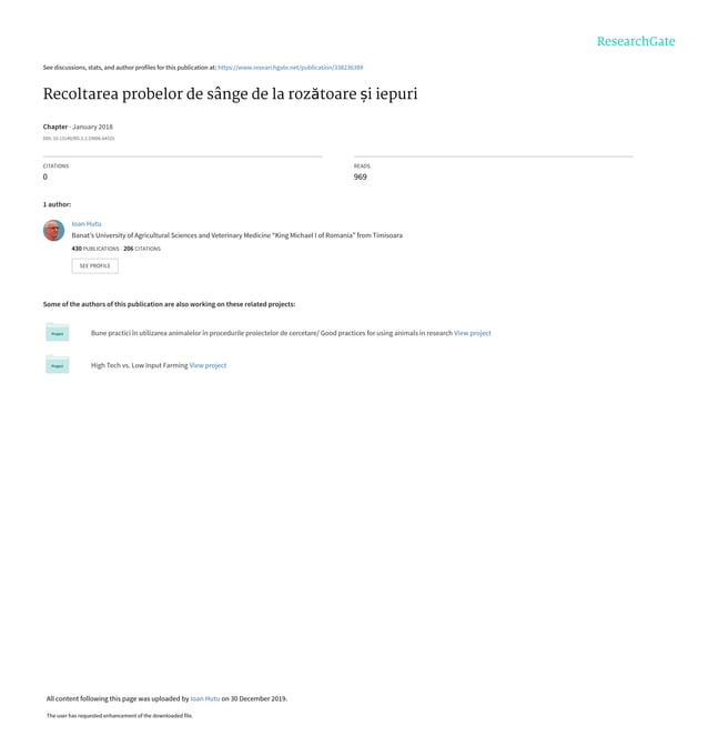 Recoltarea probelor de sange de la rozatoarei si iepuri.pdf