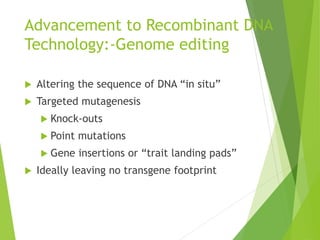 Recombinanant dna technology | PPT