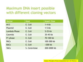 Recombinanant dna technology | PPT