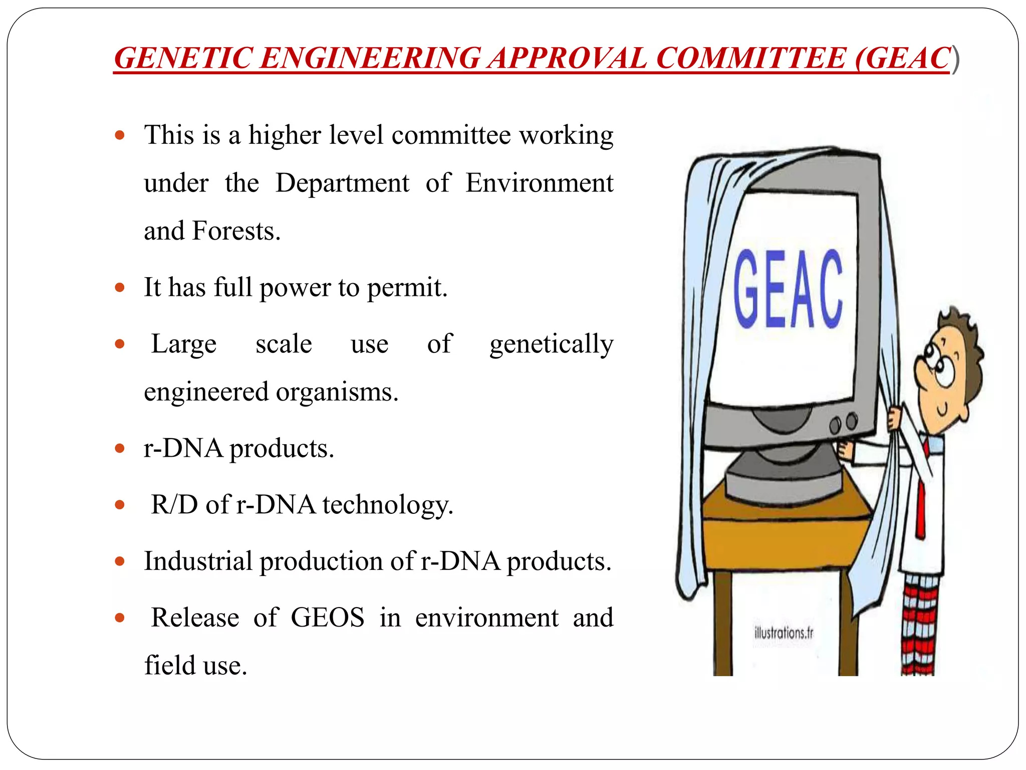 Recombinant dna guidelines(1990) | PPTX