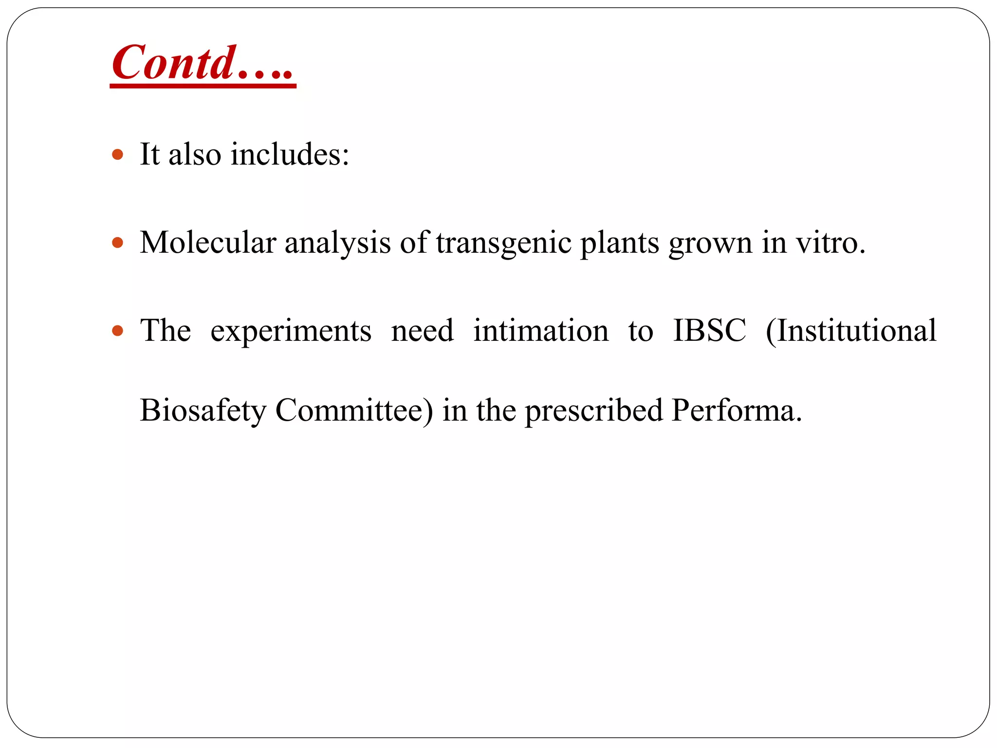 Recombinant dna guidelines(1990) | PPTX