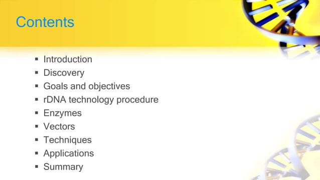 Recombinant dna technology | PPTX | Biotech and Biomedical Industry ...