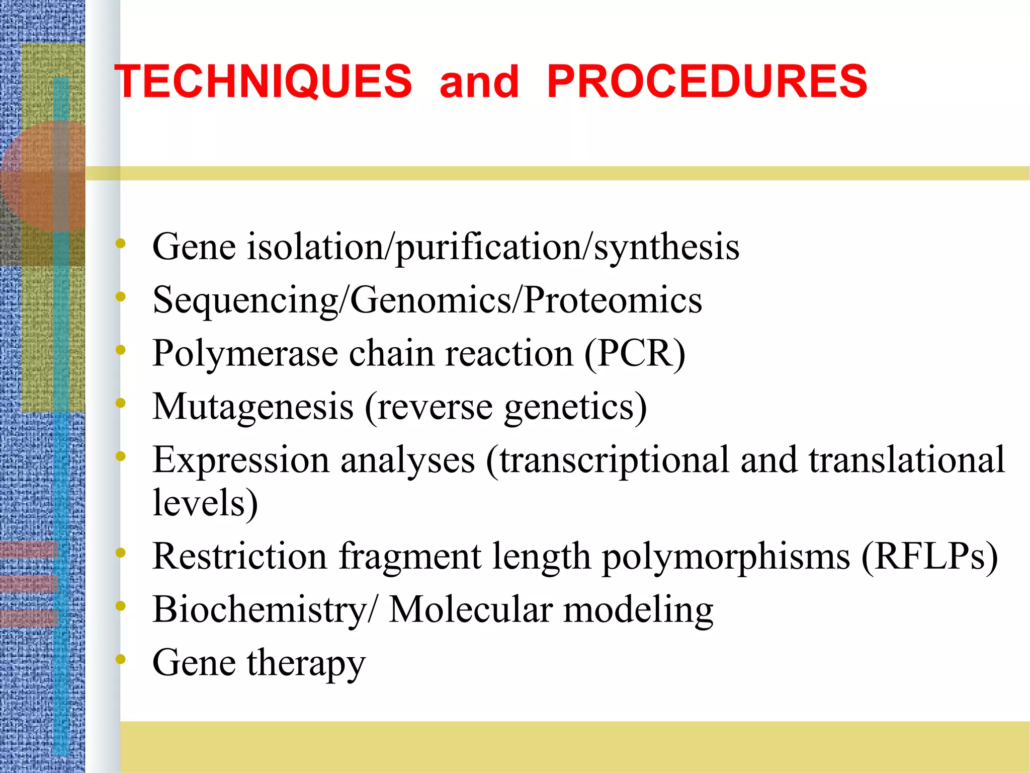 Recombinant dna technology | PPT