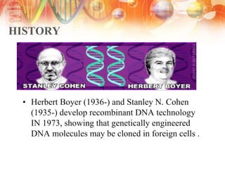 Recombinant dna technology | PPTX