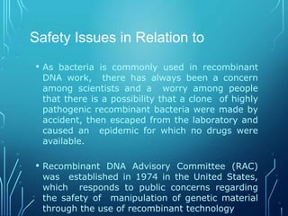 Recombinant DNA Technology | PPT