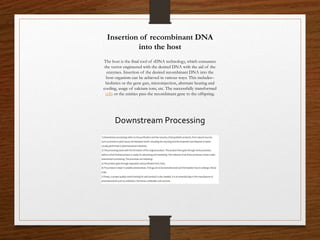 Recombinant dna technology | PPTX