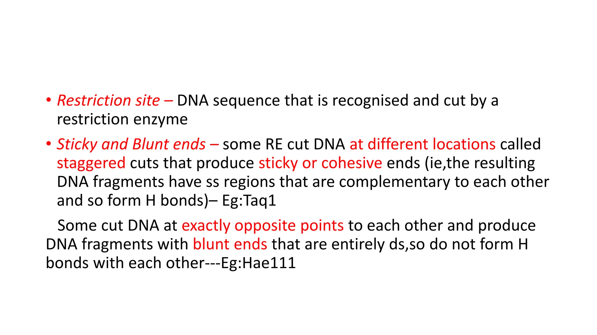 RECOMBINANT DNA TECHNOLOGY biochemistry lecture | PPTX