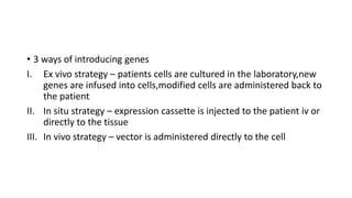 RECOMBINANT DNA TECHNOLOGY biochemistry lecture | PPTX