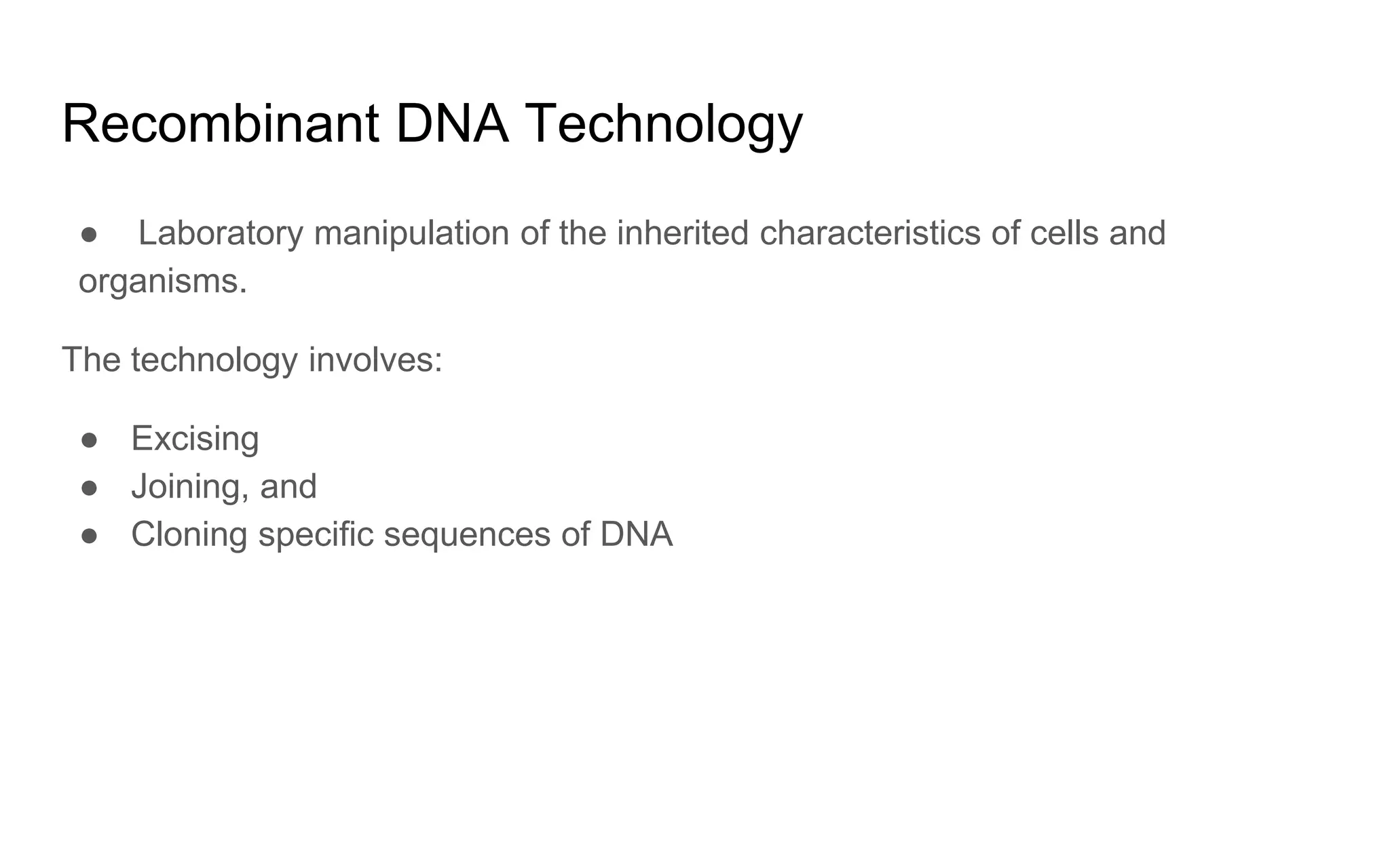 Recombinant DNA Technology- Part 1.pdf