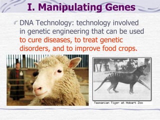 recombinant_dna_technology for gene improvement | PPT