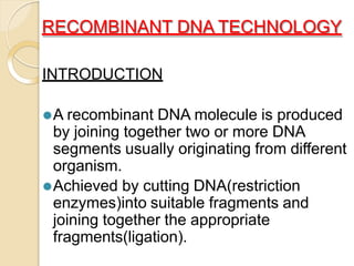 RECOMBINANT DNA TECHNOLOGY AND DRUG DISCOVERY.pptx