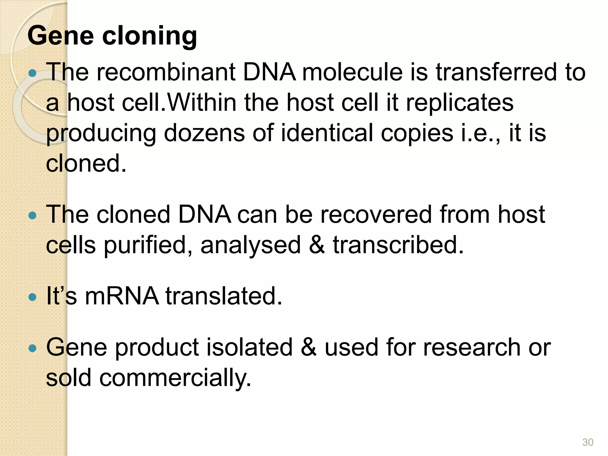 Recombinant dna technology (main ppt) | PPTX