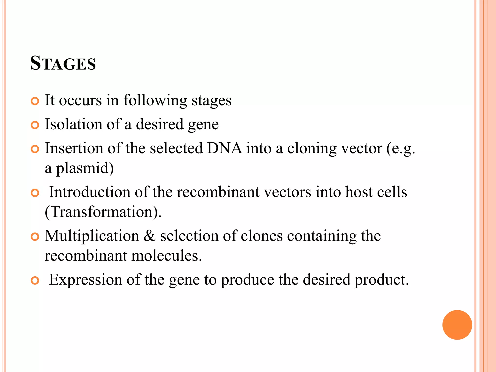 Recombinant Dna Technology Orig Pdf Biotech And Biomedical Industry Industries