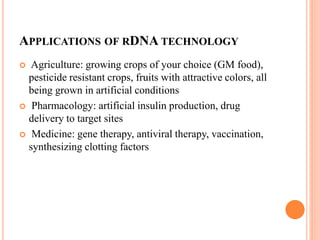 Recombinant dna technology orig | PDF