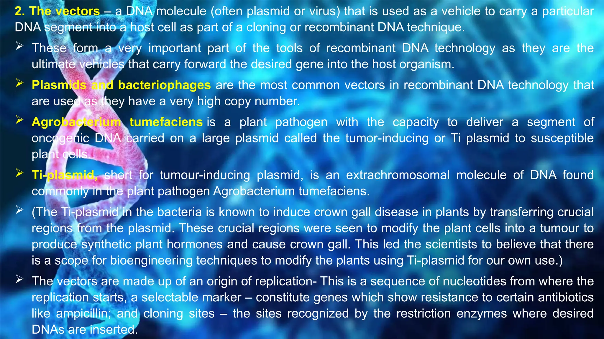 Plant Biotechnology Recombinant DNA Technology ppt.pptx