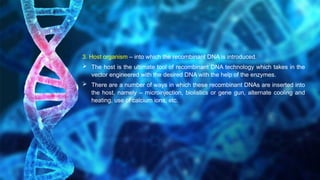Plant Biotechnology Recombinant DNA Technology ppt.pptx