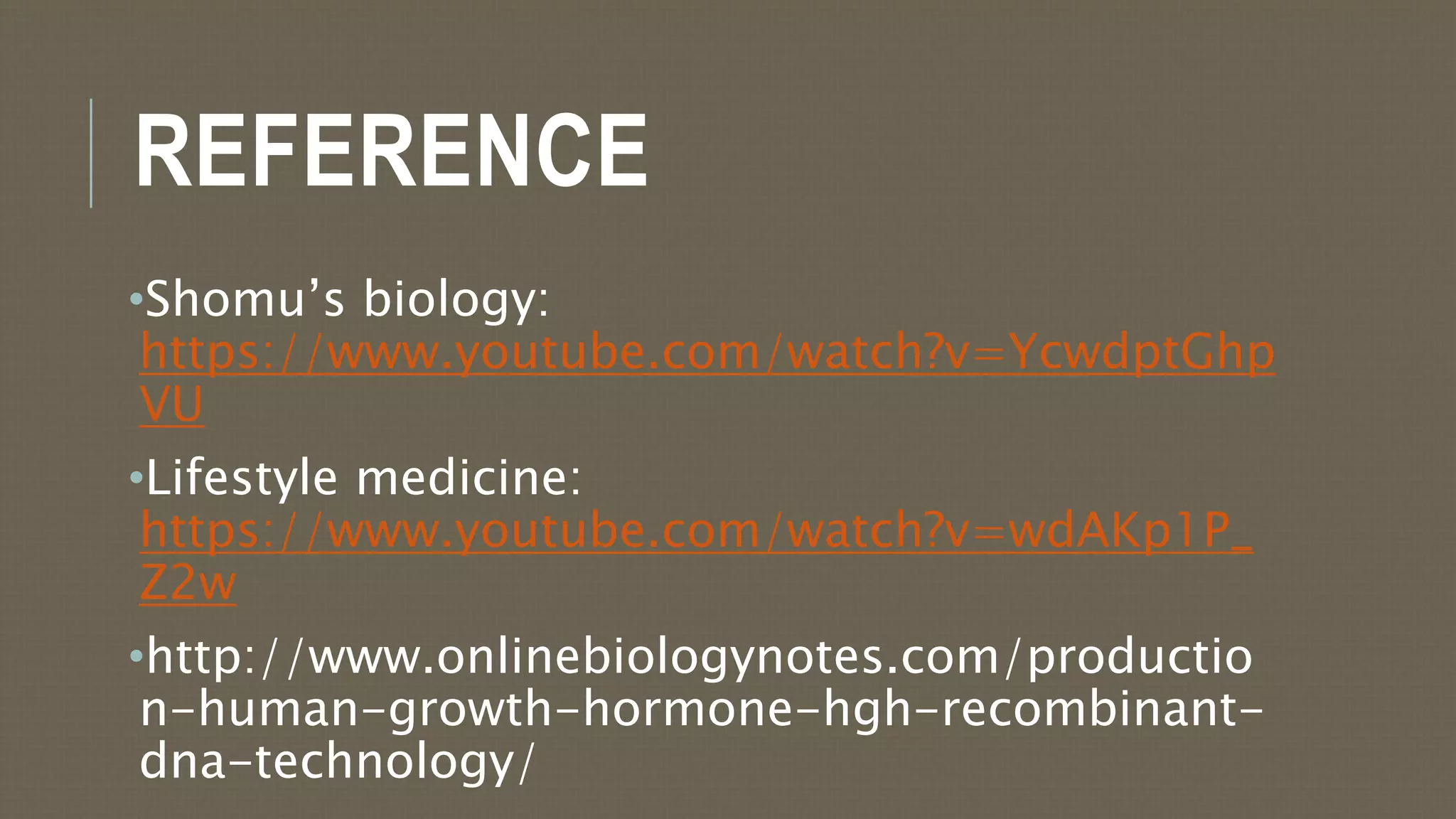 Recombinant growth hormone | PPTX